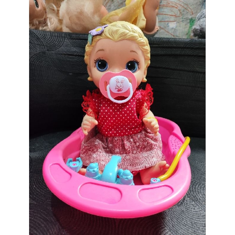Baby alive Lily doll free of pacifier and original clothes | Shopee ...