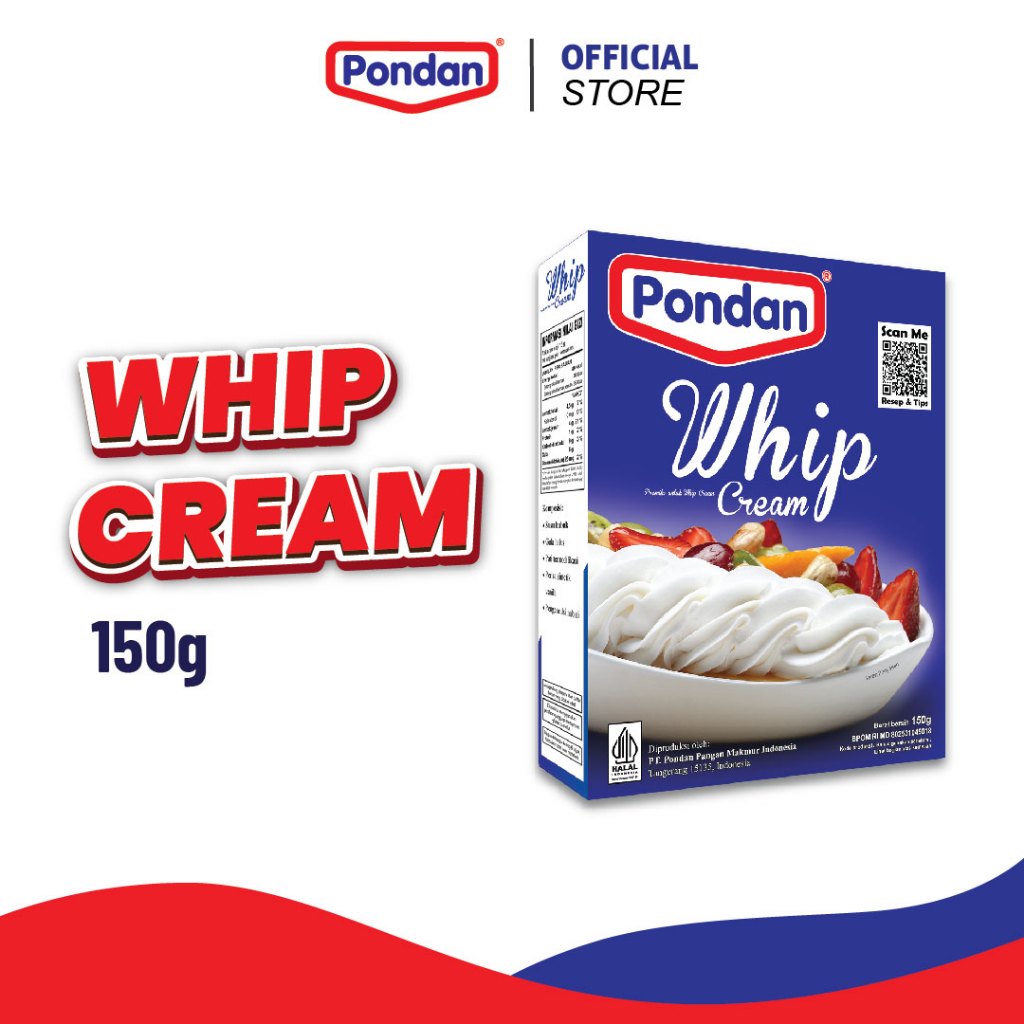 Pondan Whip Cream 150g | Shopee Malaysia