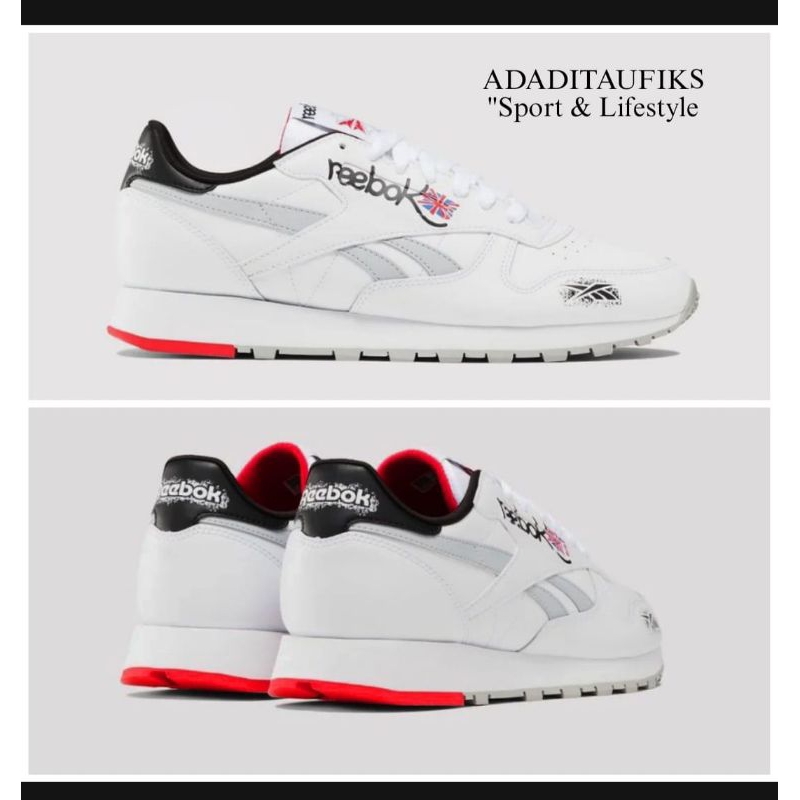Original Reebok Classic Leather Sneakers 100075003 | Shopee Malaysia