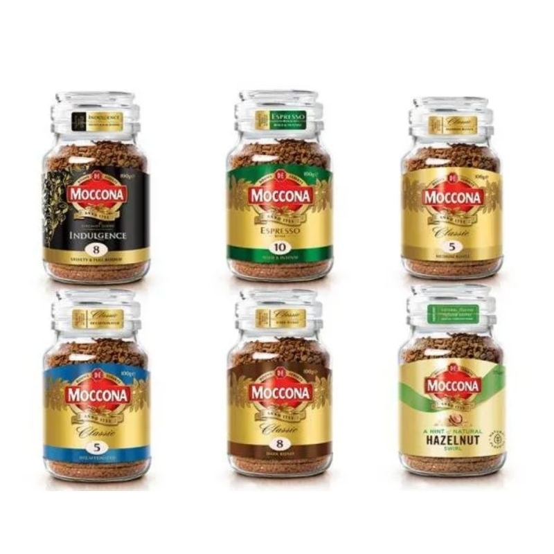 Moccona Classic Decaffeinated Intensity 5 Freeze Dried Instant Coffee ...