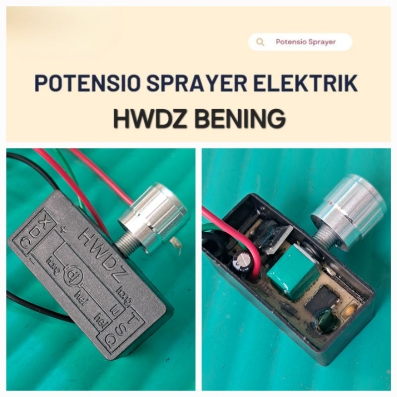 Electric Sprayer Tank Speed Controller HWDZ Clear Potentio Good SWAN ...