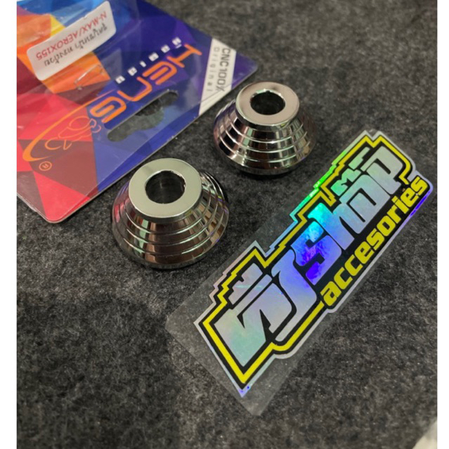 Nmax aerox stainless steel front axle Boshing that holds the front rim ...