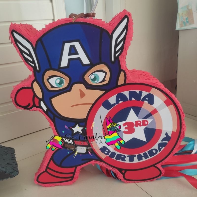 Pinata Birthday pinata captain america pinata surabaya pinata pinata ...