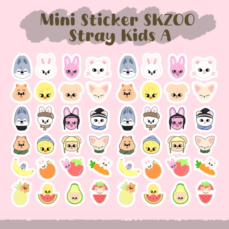 Mini Sticker Stray Kids get 48pcs | Shopee Malaysia