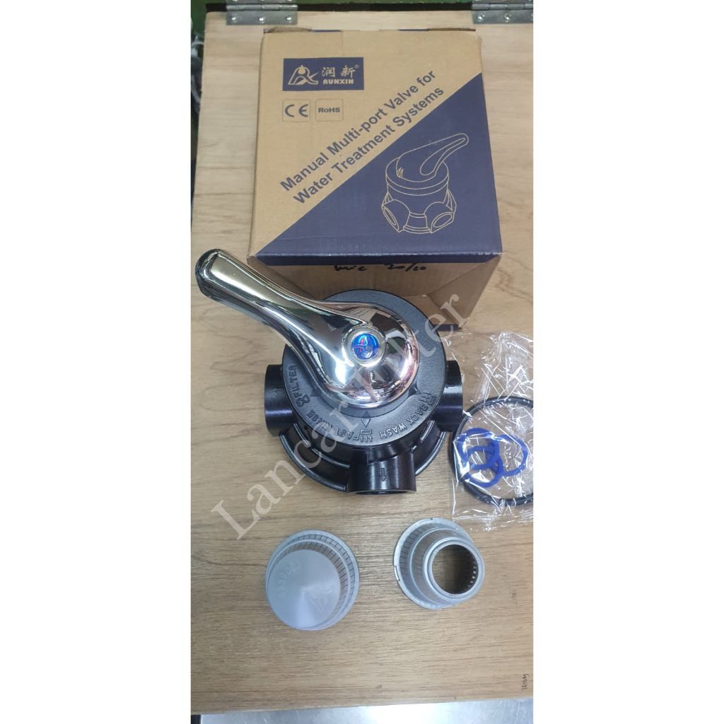 Frp 3 way Tube Head/3 way Filter Media Tube Head/FRP 1054 Media Tube ...