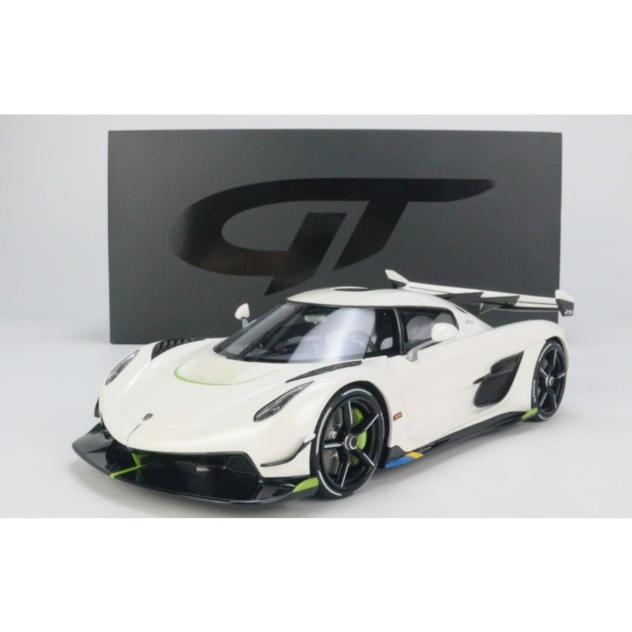 1/18 GT SPIRIT KOENIGSEGG JESKO WHITE DIECAST NOT FRONTIART MR BBR ...