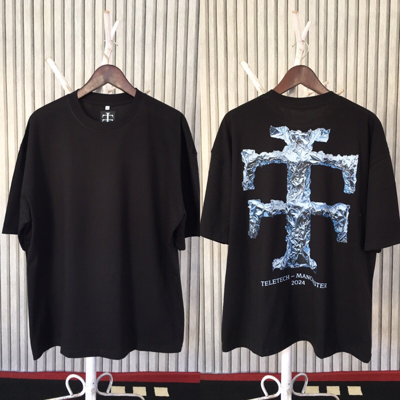 Teletech Foil Backprint tee 2024 Oversized | Shopee Malaysia