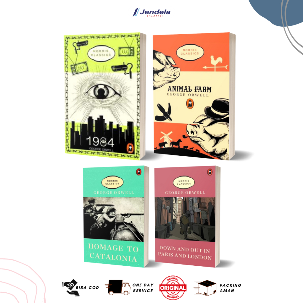 George Orwell's Novel in English: Animal Farm, 1984, Homage to ...