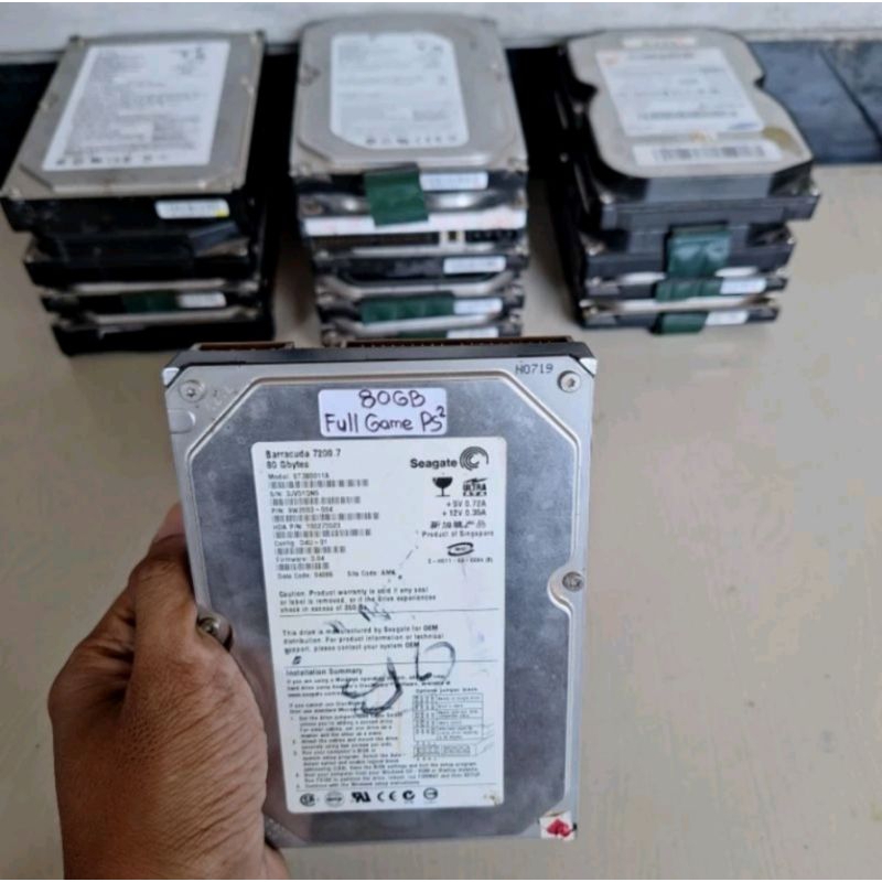 Internal Hdd ata 80gb Full Game PS2 | Shopee Malaysia