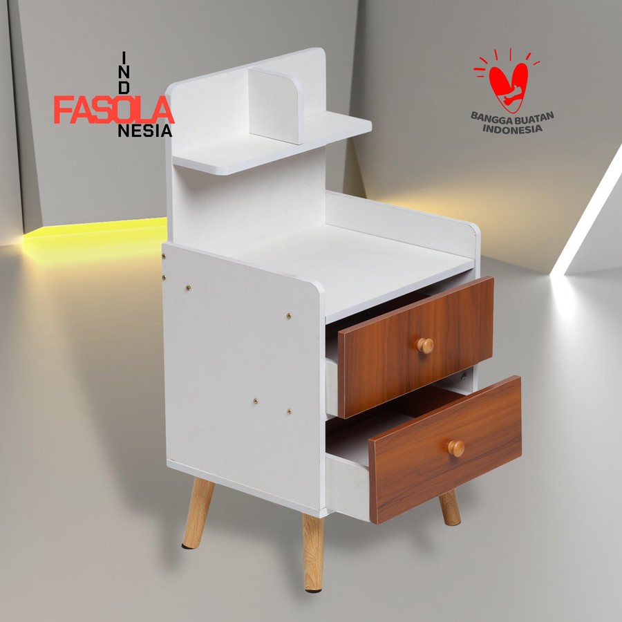 HITAM PUTIH Minimalist SMALL TABLE NAKAS MULTIPURPOSE SHELF BLACK AND ...