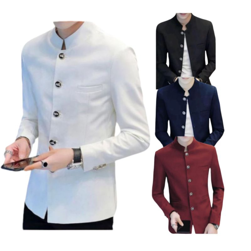 Mandarin JASKO MANDARIN JAS PLAIN JASKO BAJU KOKO BUTTONS GARUDA MODERN ...