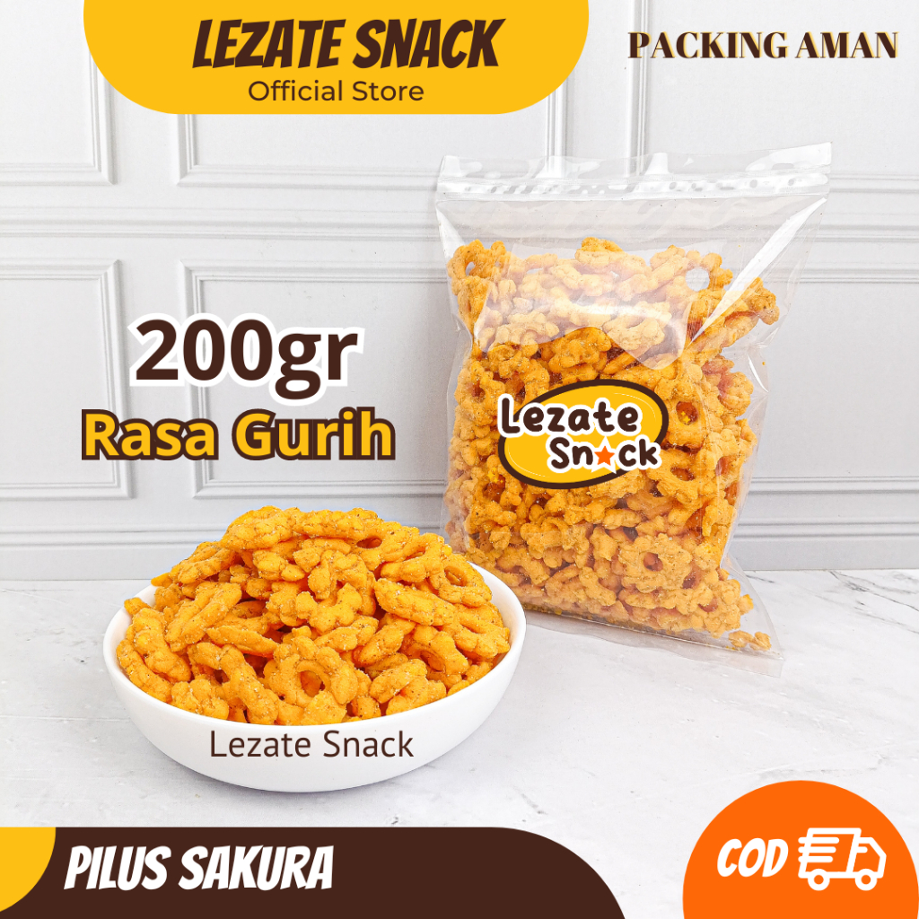 Savory Storm Snack 200GR Delicious Crispy Snack/Pilus Sakura Original ...