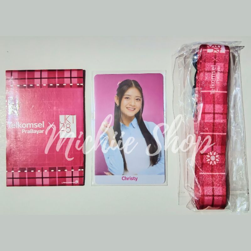 Christy Photocard + Lanyard JKT48 x Telkomsel Official | KuWota JKT48 ...