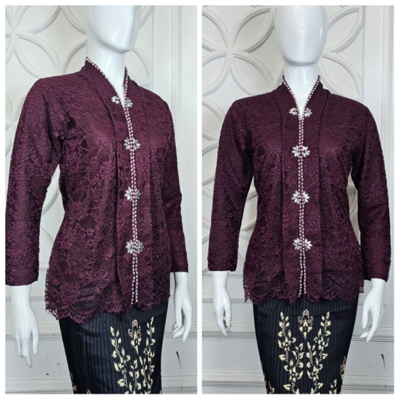 Kartini kebaya/Sequin Velvet Material | Shopee Malaysia