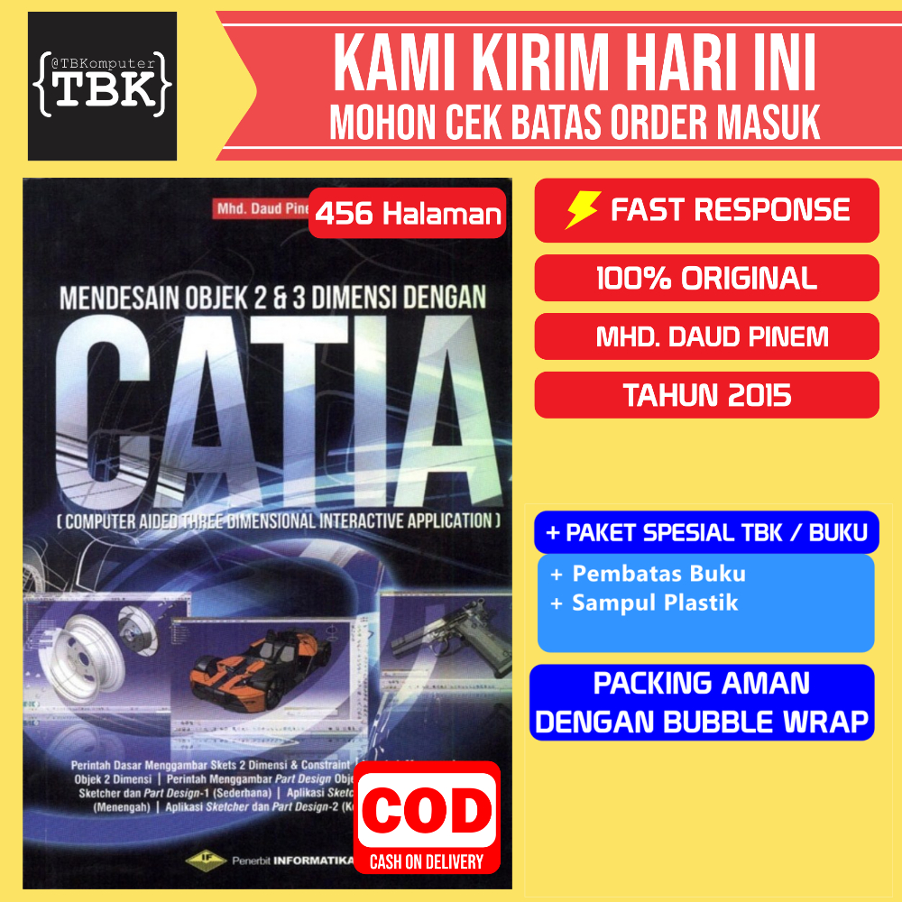 Book Design 2- And 3-dimensional Objects With CATIA MHD David PINEM | Shopee Malaysia