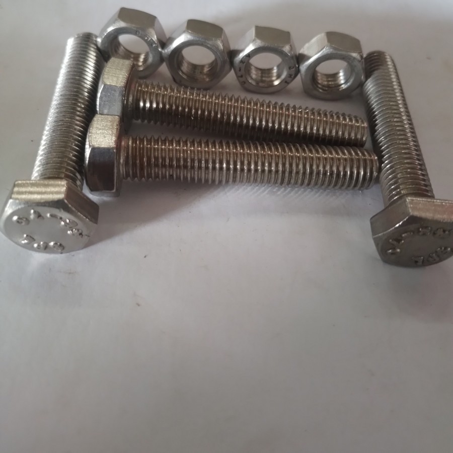 M16x60 Stainless Bolts + Nuts/Stainless Hex Bolts/24 Keys/(Per pcs ...