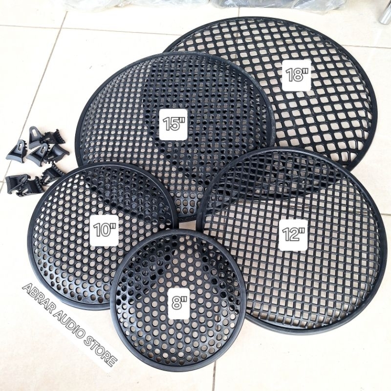 Pvc ROUND SPEAKER GRILL PLASTIC SPEAKER COVER | Shopee Malaysia