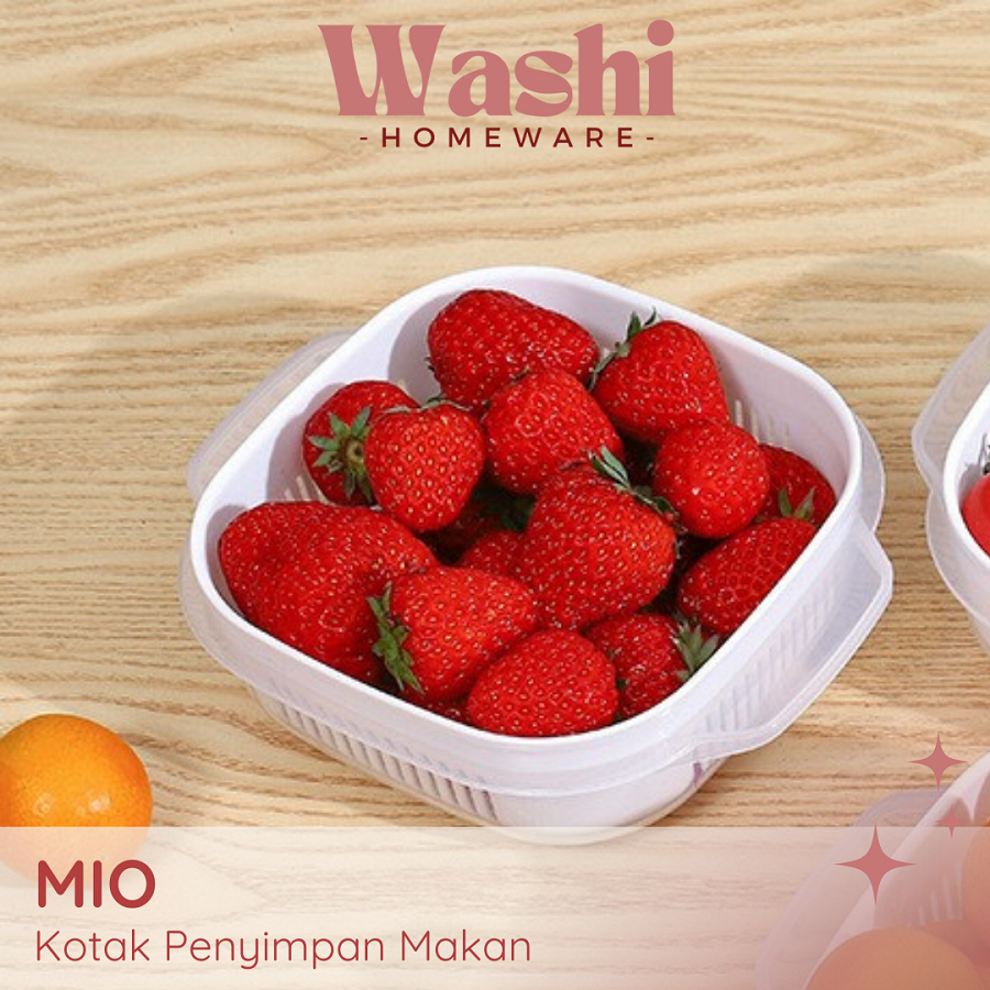 Washi - MIO Multipurpose Rice Fridge Container Drainer Vegetables ...