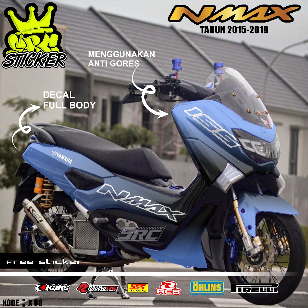 Old Yamaha Nmax Full Body Sticker Decal Old 2015 2016 2017 2018 2019 ...