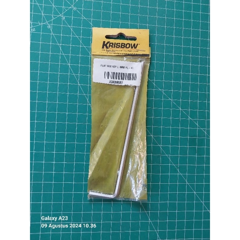 Krisbow L4 HEXAGONAL KEY LENGTH 150MM | Shopee Malaysia