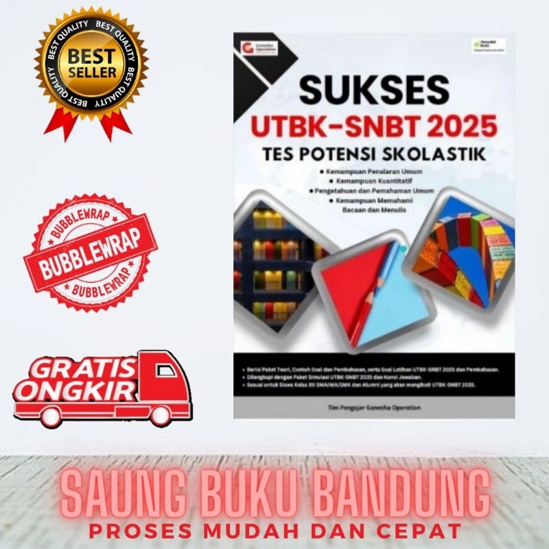 Utbk-snbt 2025 Success Book: Scholastic Potential Test | Shopee Malaysia