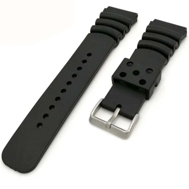 Seiko Scuba Rubber Watch Strap Seiko Diver Watch Strap Size 22mm ...