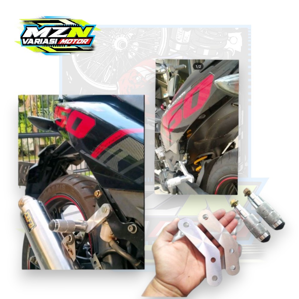 HITAM Underbone Aerox Old New A Set Of 2 Silver And Black Colors ...