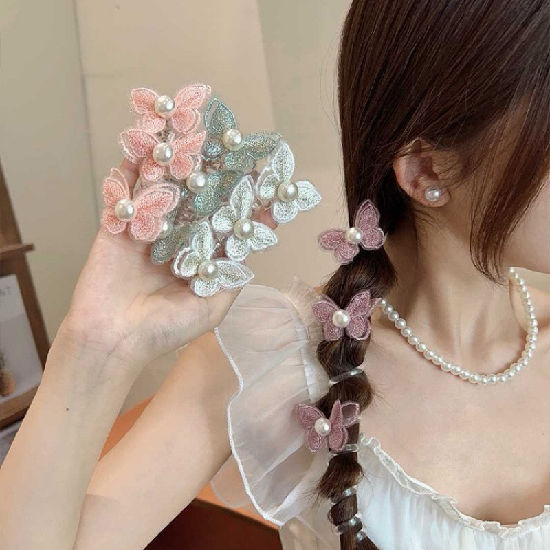 Beautiful butterfly hair wrap rope, braided decoration accessories ...