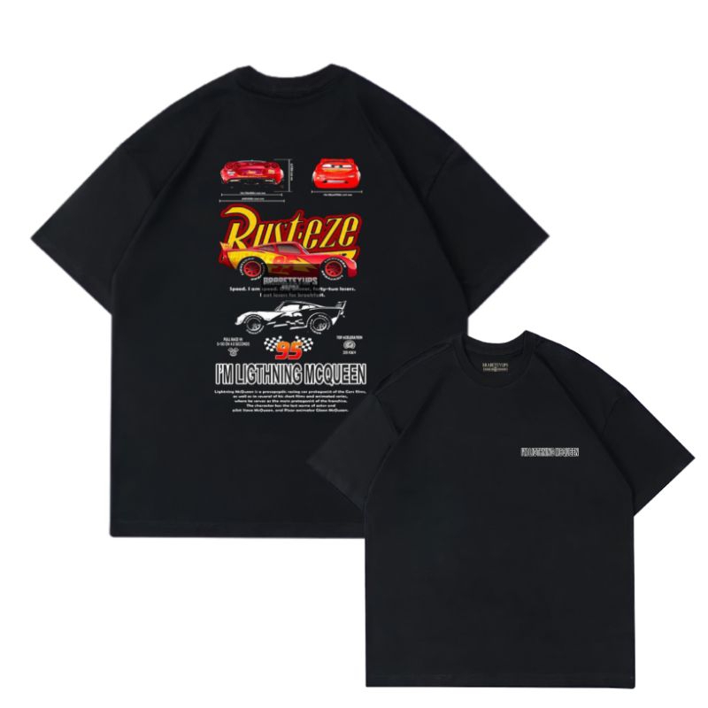 PUTIH HITAM Tshirt | Lightning MCQUEEN T-Shirt | Sally CARRERA | Piston ...