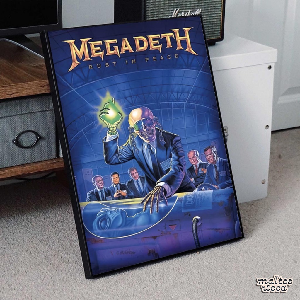 Megadeth Poster + Frame | Shopee Malaysia
