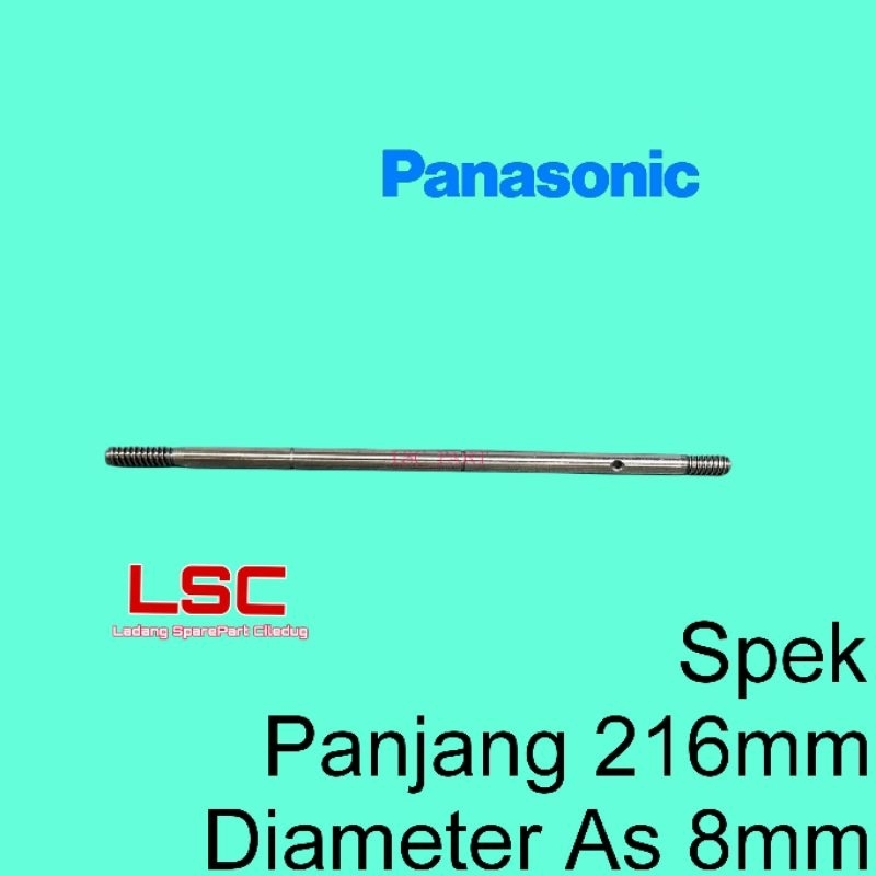 Panasonic 21.6Cm Fan Axle Kdk Fan Axle, National Japan as 8mm Length ...