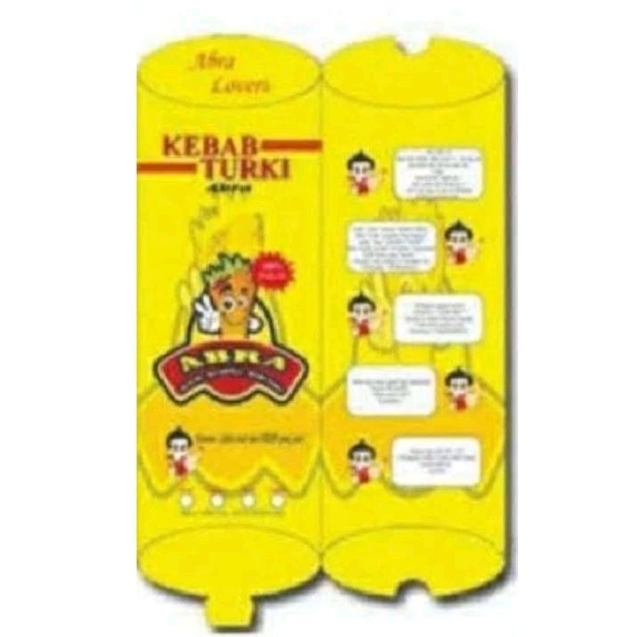 100 sheets of kebab dus // kebab packaging // kebab paper // kebab ...