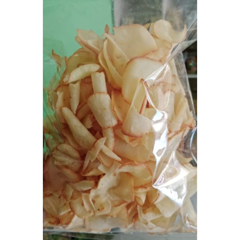 Original cassava chips, premium cassava, tasty and crunchy | Shopee ...