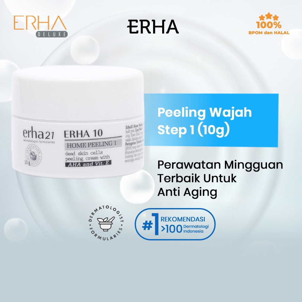 Erha 10 Facial Peeling - Piling Cream with AHA and Vit E Stage 1 ...