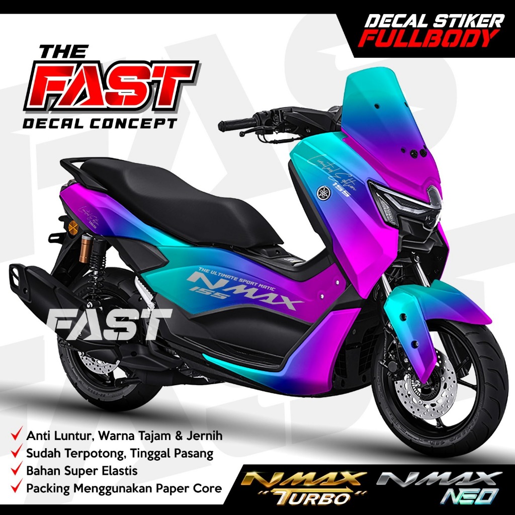 Yamaha Nmax Turbo Motorcycle Decal Sticker 2023-2024 Newest Product ...