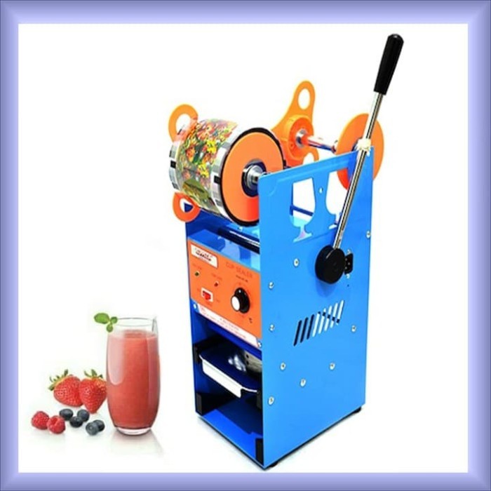 MESIN Cup Sealer Manual Press Machine Plastic Cup Sealer - Low Watt ...