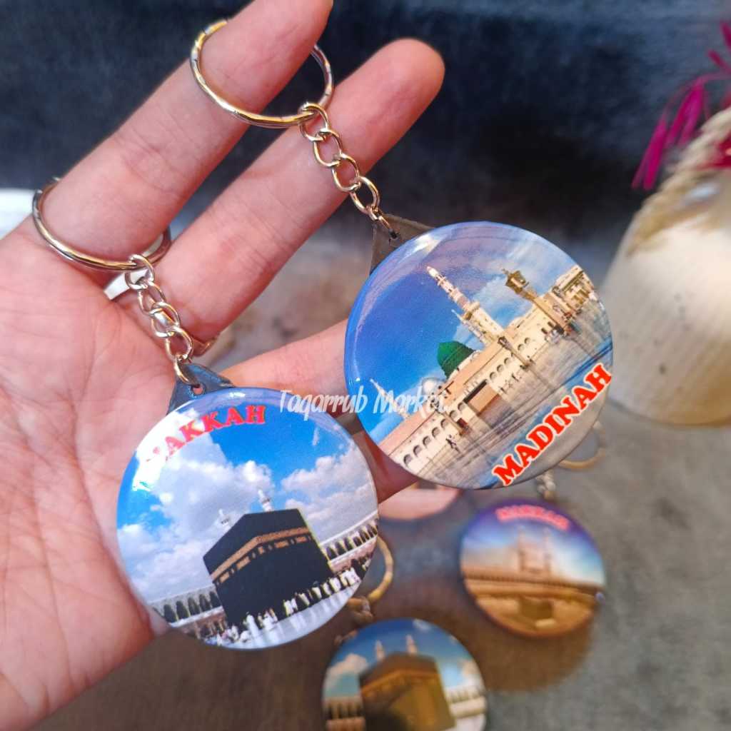 GANTUNGAN (100 PCS) KA'BAH CHAINS KA'BAH KEYCHAINS SOUVENIR BY HAJI ...