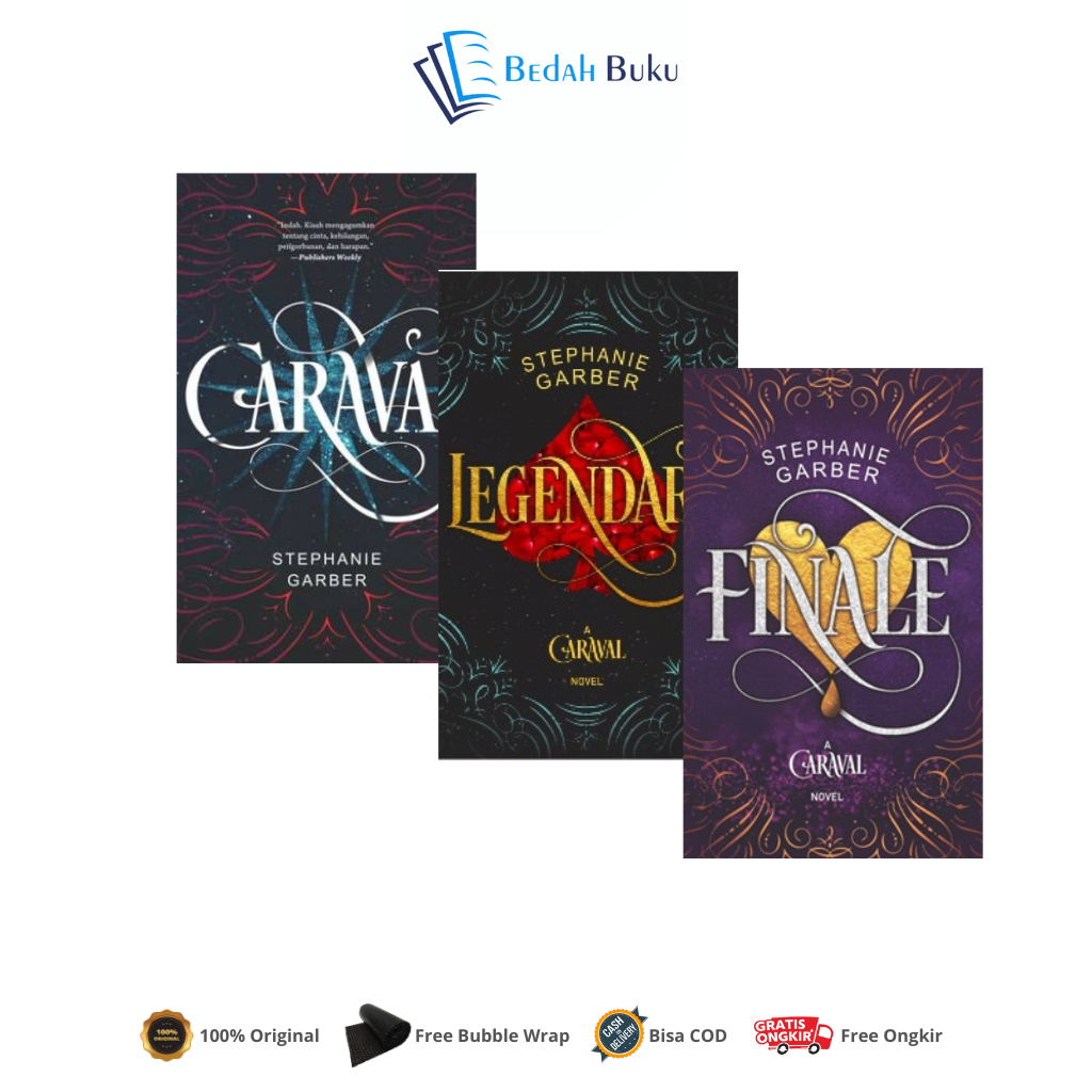 Mz - NOVEL CARAVAL, CARAL 2: LEGENDARY, CARAL 3: FINALE by Stephanie Garber | Shopee Malaysia