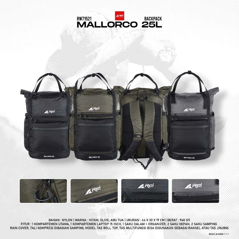 Mallorco 25L AREI OUTDOORGEAER BACKPACK | Daypack REI MALLORCO 25L ...