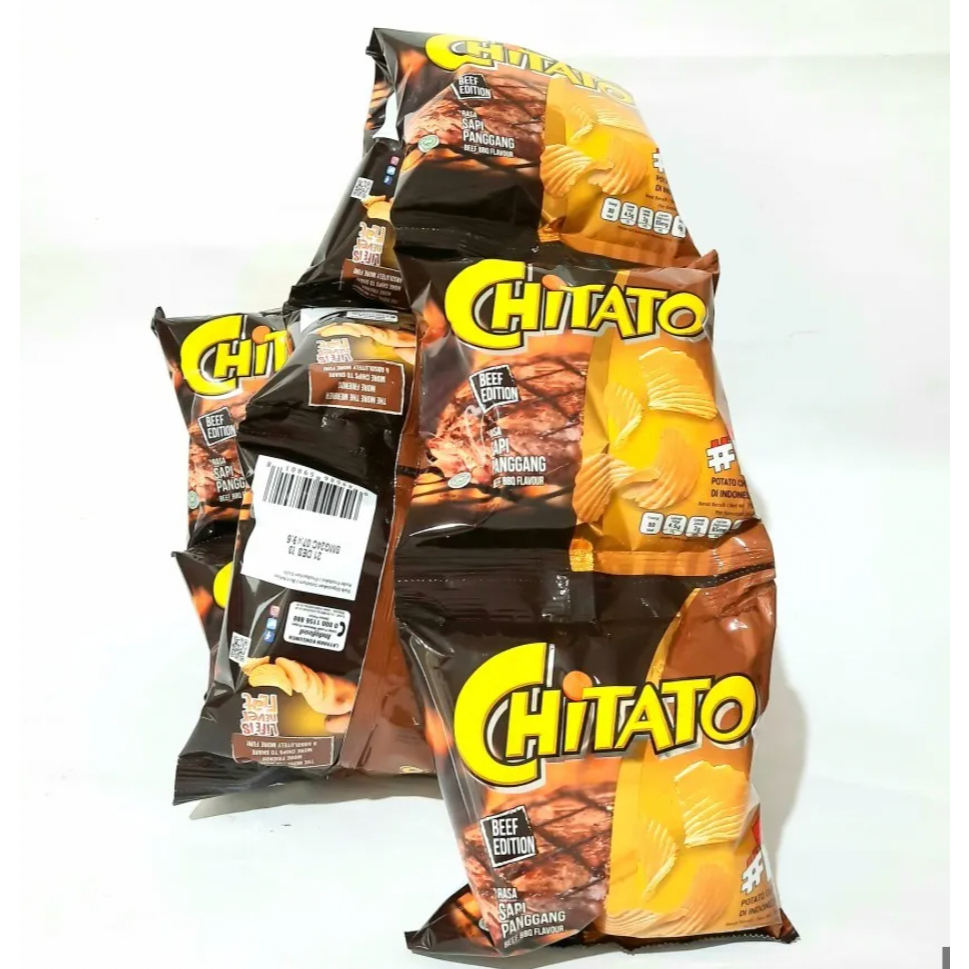 Chitato Grilled Beef Per Renceng contains 10 packs (Free DUS+BUBBLEWRAP ...