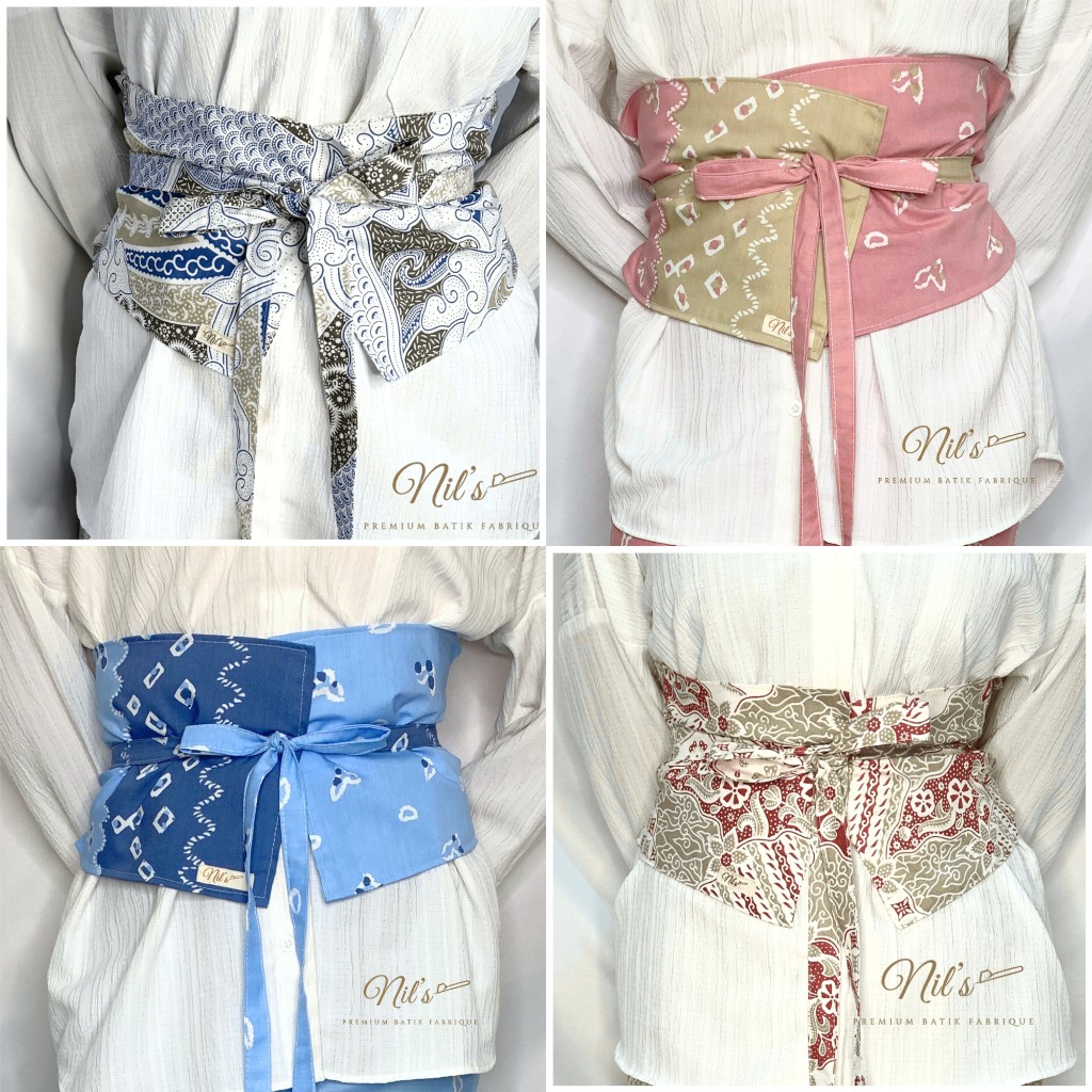 Modern Batik Obi Belt / Contemporary Obi Belt / Batik Obi Belt | Shopee ...