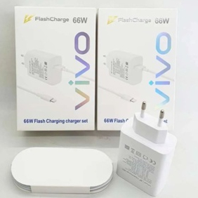 Charger Vivo USB Type C Flash Charge 66W Original 100% V23 V21 V27 T1 ...