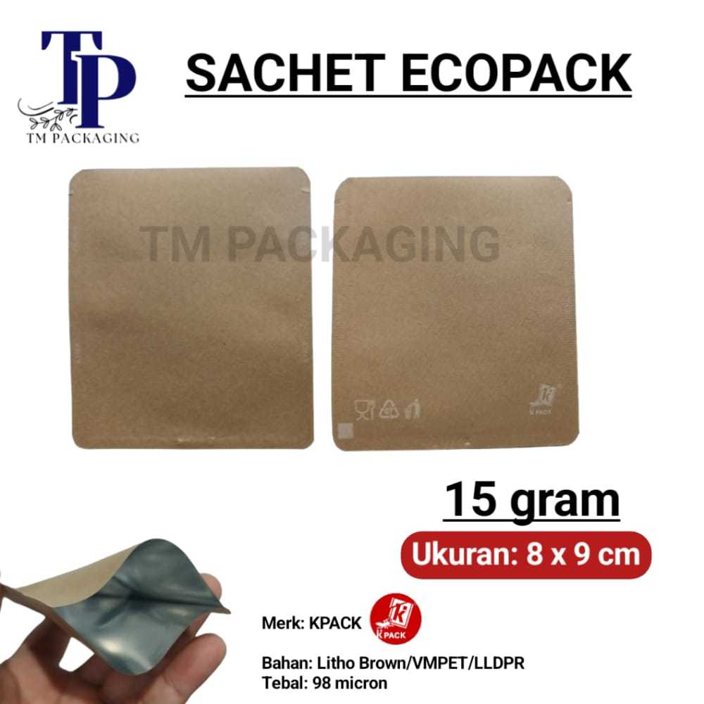 15 GRAM ECOPACK SACHET Packaging Coffee SNACK Powder Packaging | Shopee ...
