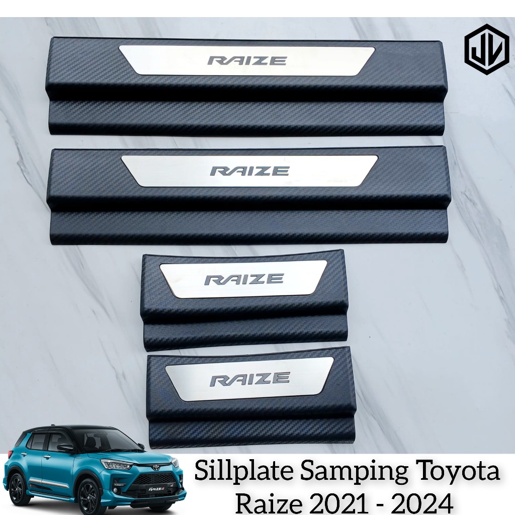 Toyota Raize Car Side Step Sillplate 2021 - 2024 Black | Shopee Malaysia