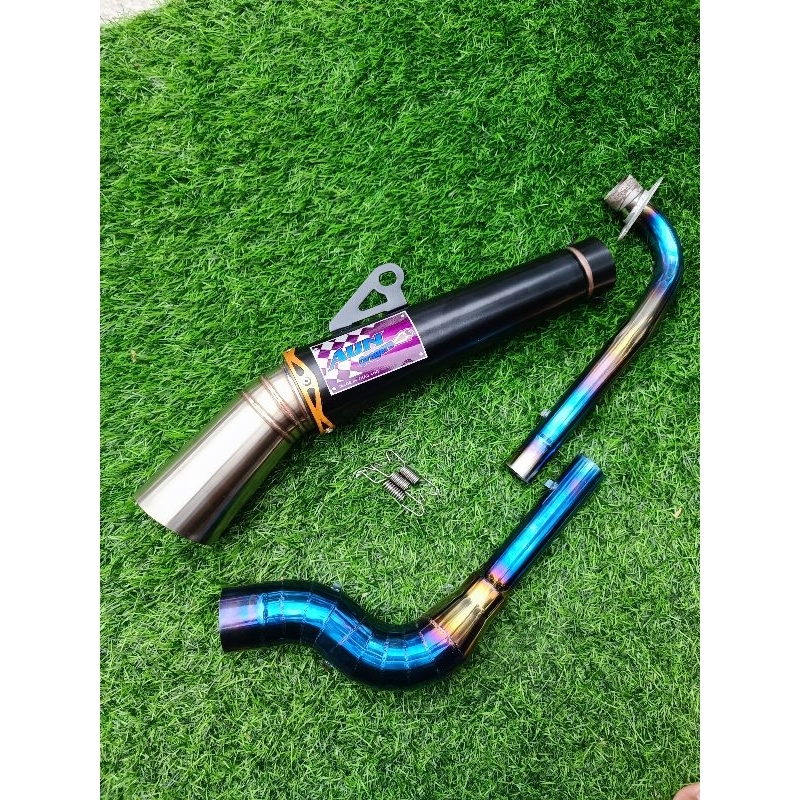 Aun Black Bluemoon pipe canister conical open specs exhaust pipe for ...