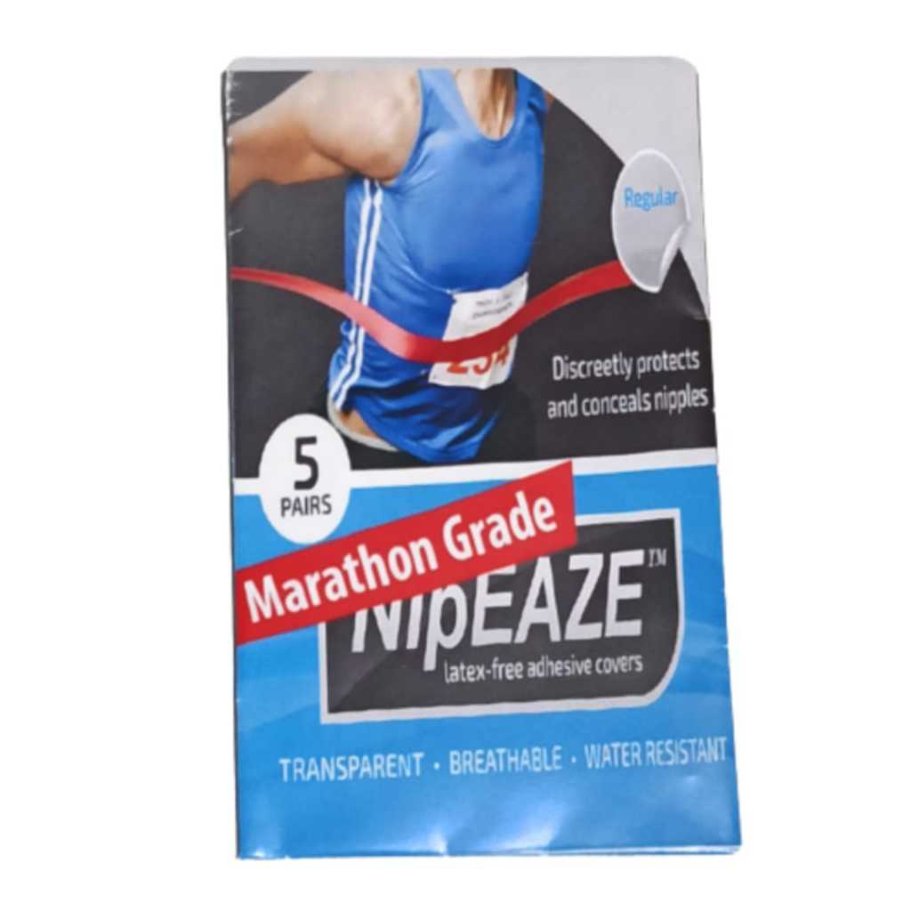 10pcs Sports Nipple Cover Band Chafing Prevention Beret NipEaze Marathon Running Nipple Cover ...