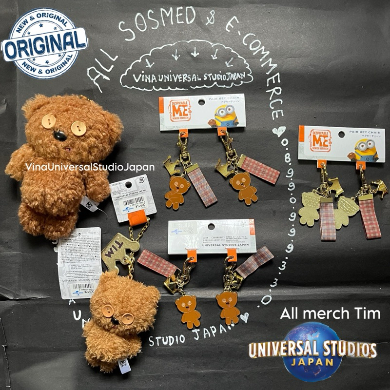 Universal studio Japan Merchandise Original minion usj team dolls ...