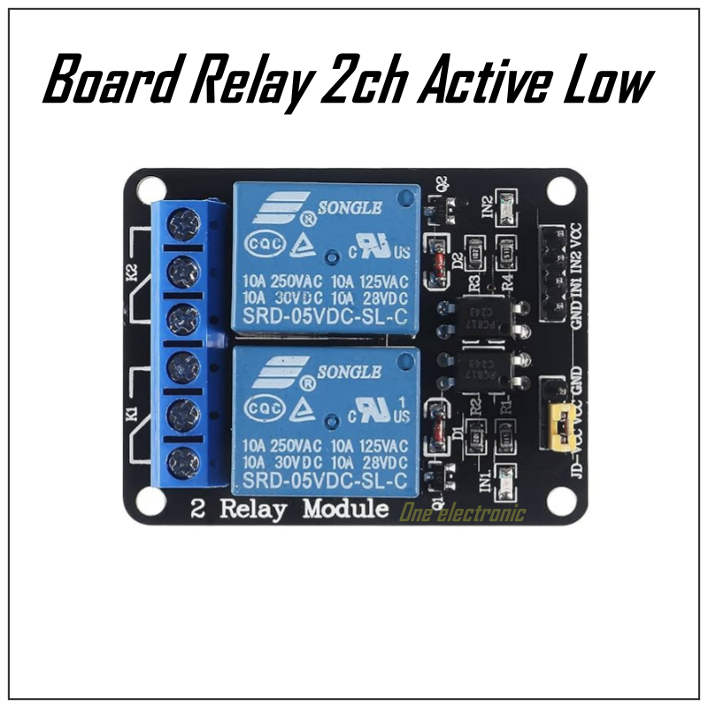 Relay Module 2 Channel 12V 5V Optocoupler Low Level Trigger | Shopee Malaysia