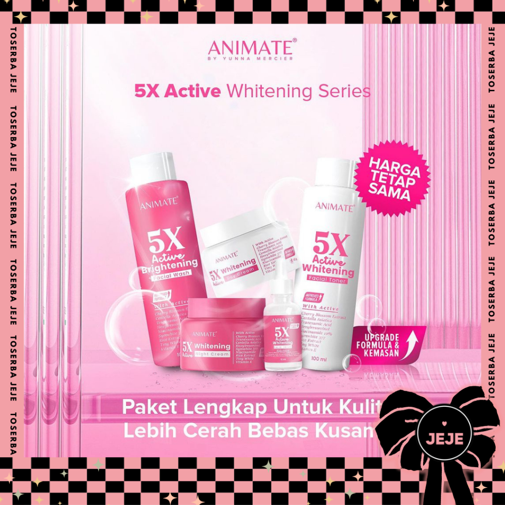 ANIMATE Instant Whitening | Serum DAY Night Cream Facial Package ...