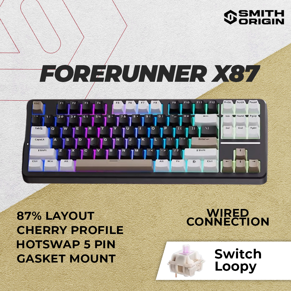 Eweadn Forerunner X87 Gasket Wired Mechanical Keyboard | Shopee Malaysia